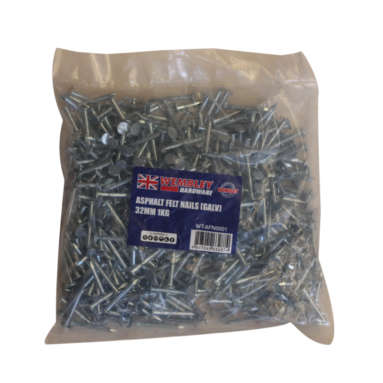 Wembley Tools Nails Clout Galv 32MM 1KG Bag - Wembleytools.co.zw
